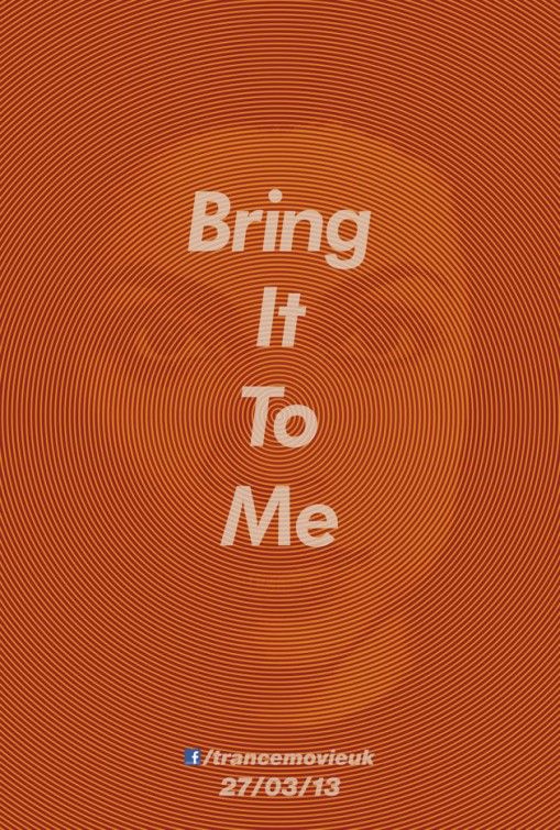 TRANCE Posters. TRANCE Stars James McAvoy, Rosario Dawson, and Vincent ...