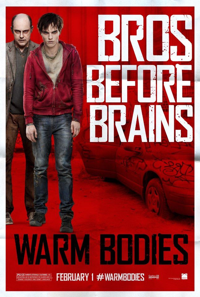 WARM BODIES Posters Featuring Nicholas Hoult and Teresa Palmer