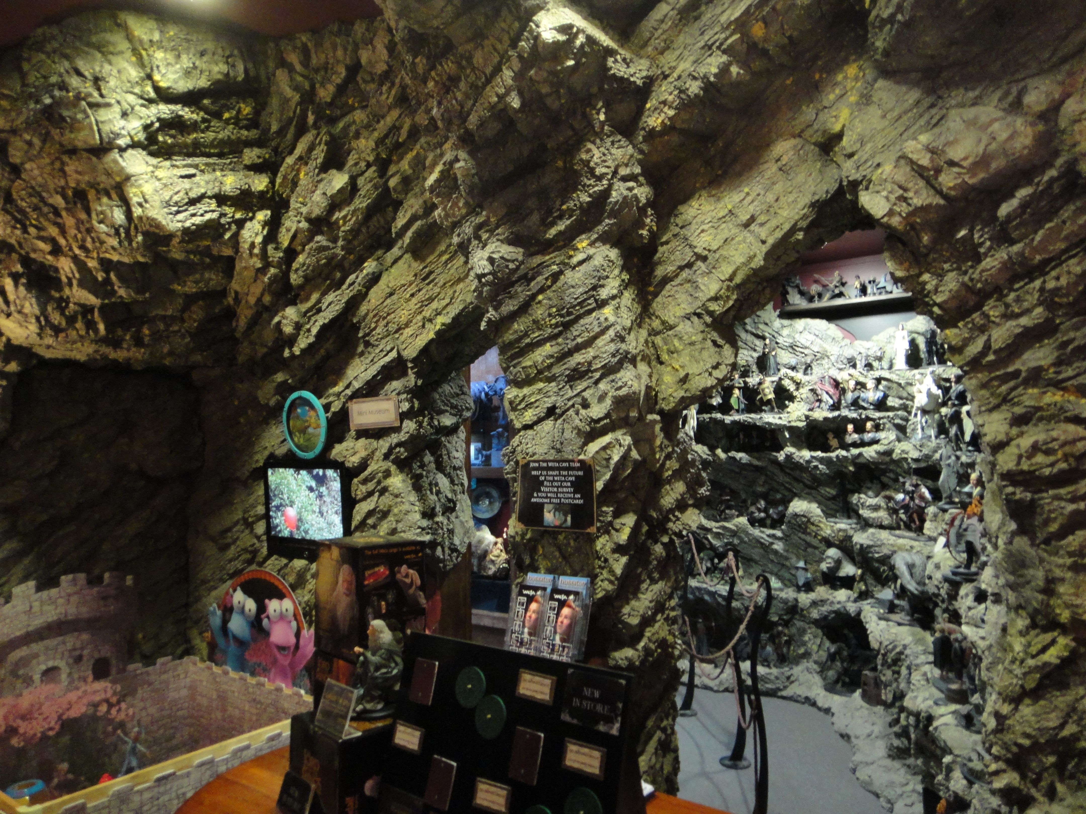 Weta Cave Gift Shop Images