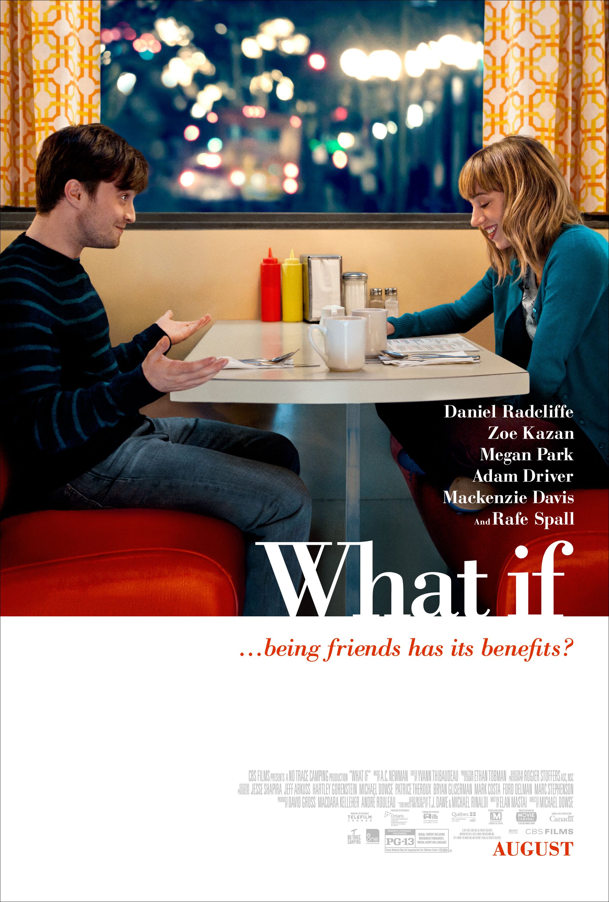 WHAT IF Images and Poster. WHAT IF Stars Daniel Radcliffe