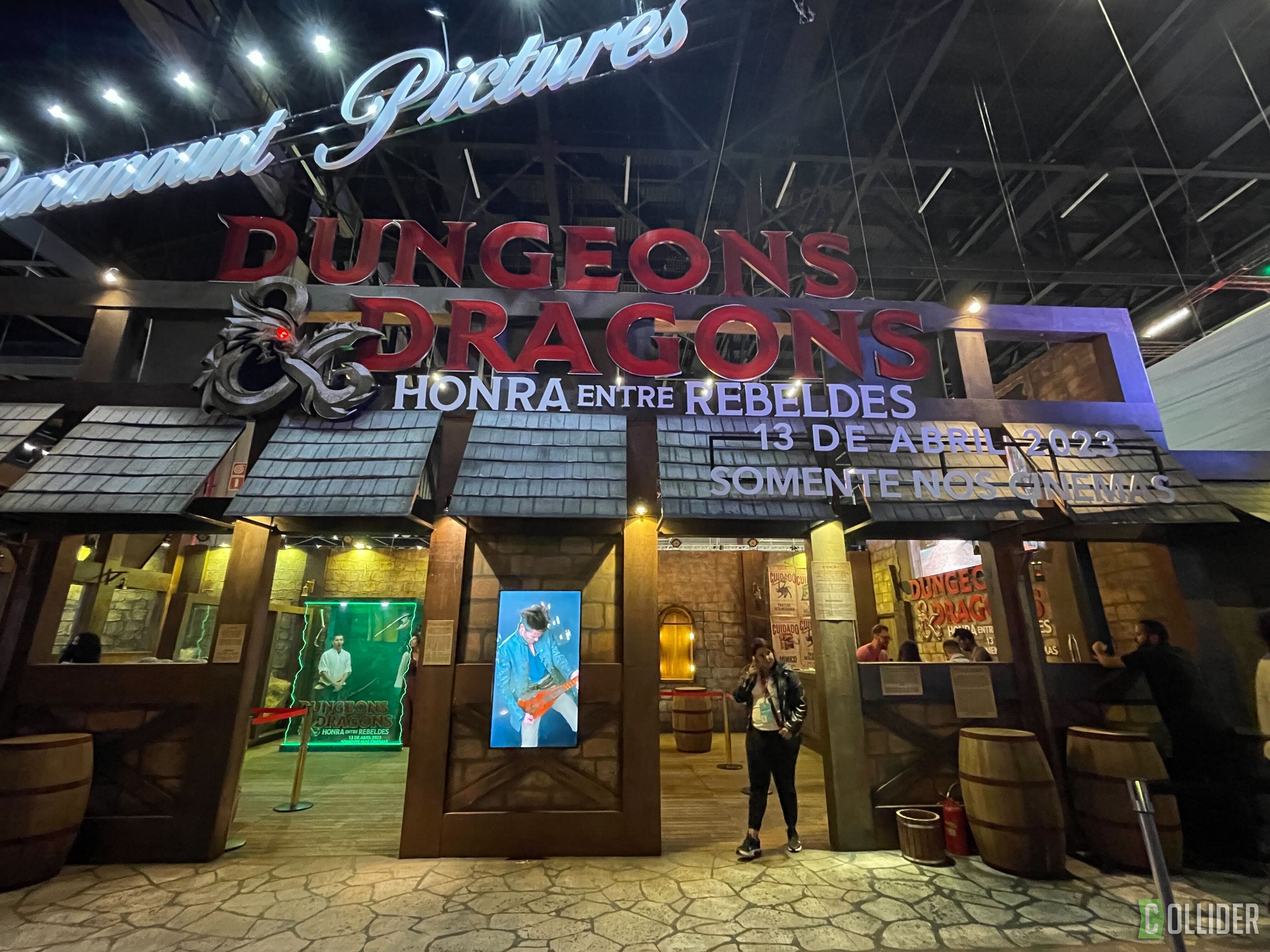 Dungeons and Dragons & Teen Wolf Movie on Display at Paramount's CCXP Booth