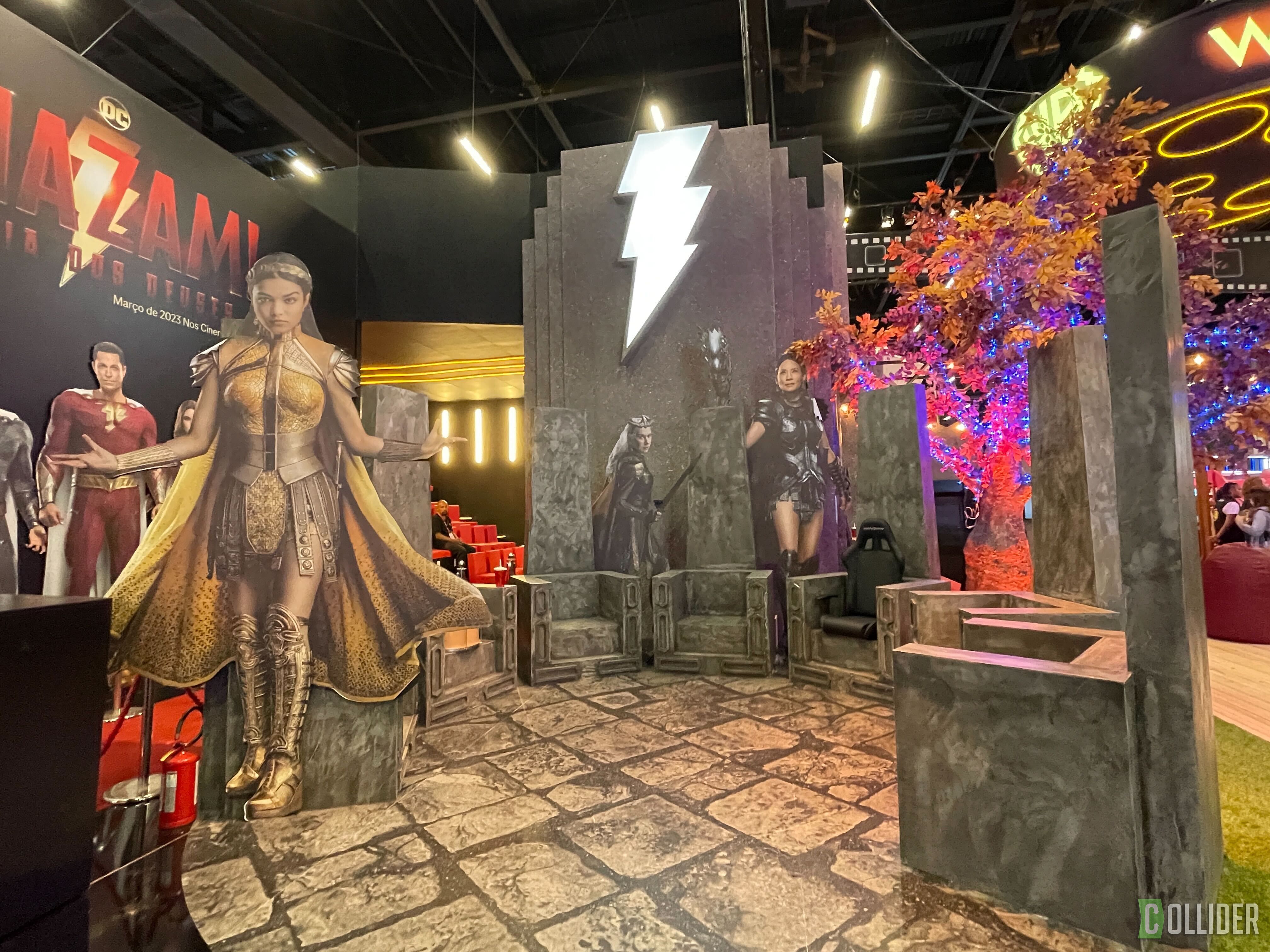 DC CCXP Booth Showcases Shazam, Superman, The Flash, Black Adam and More